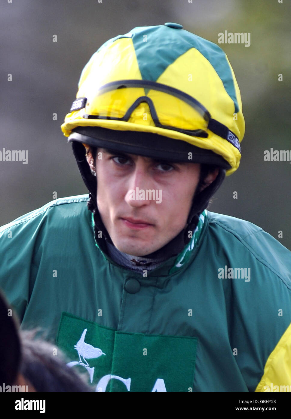 Jockey chris catlin kempton hippodrome Banque de photographies et d ...