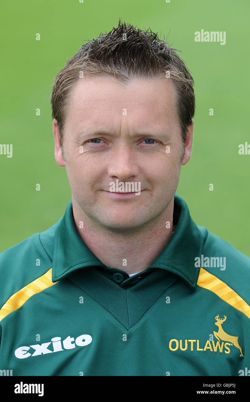 Cricket nottinghamshire photocall 2009 Banque de photographies et d ...