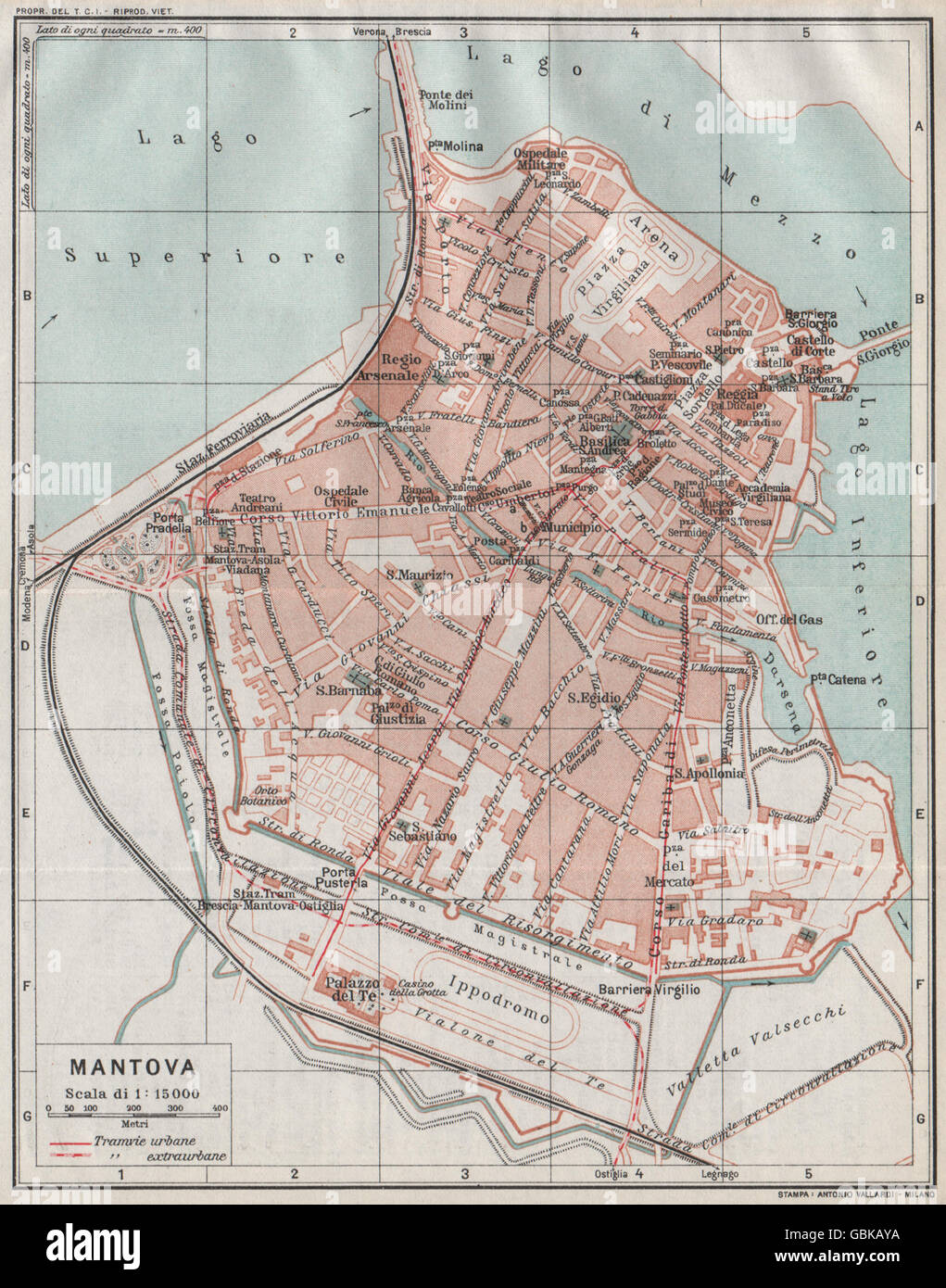 Mantova map Banque de photographies et d’images à haute résolution - Alamy