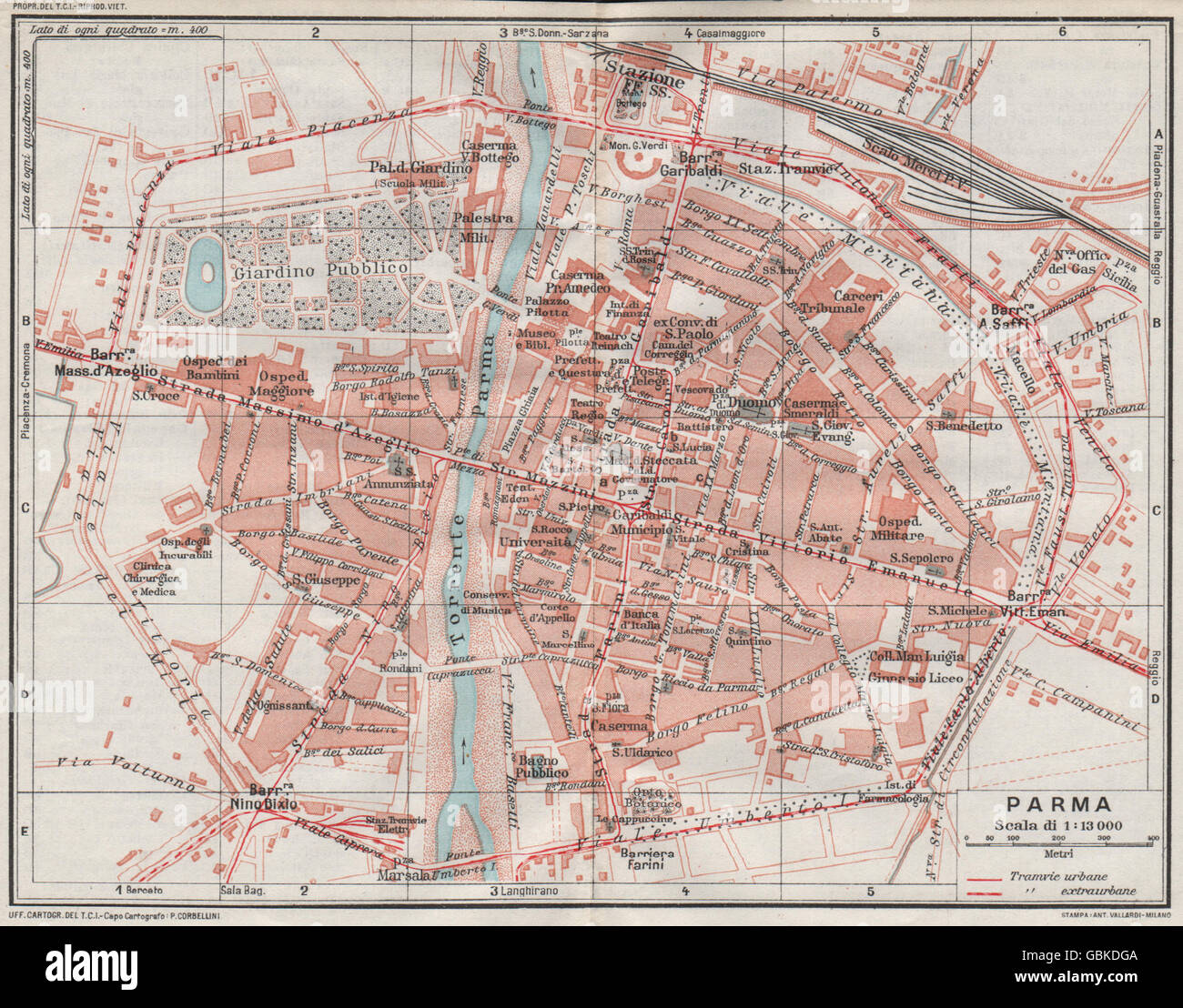 Parma map Banque de photographies et d’images à haute résolution - Alamy
