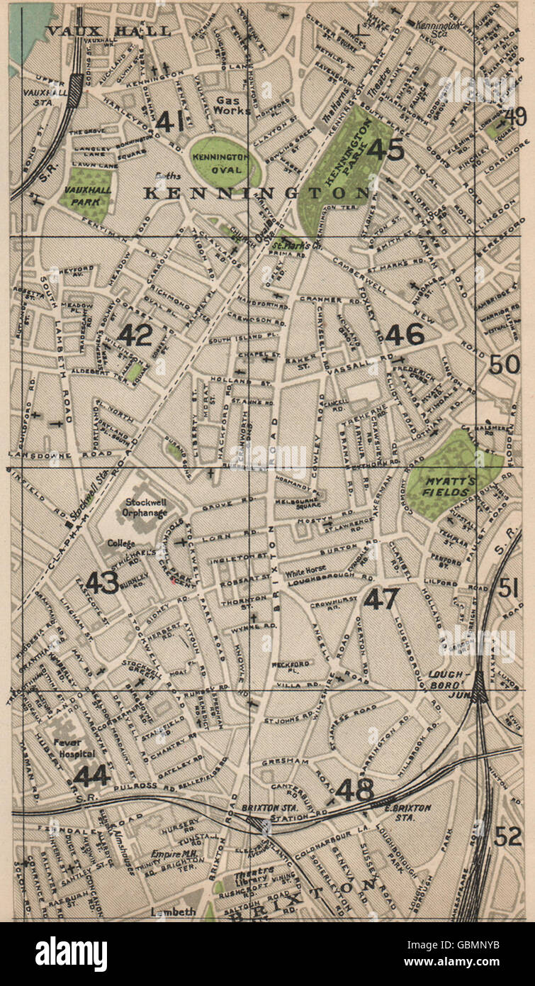 Carte de brixton Banque de photographies et d’images à haute résolution ...
