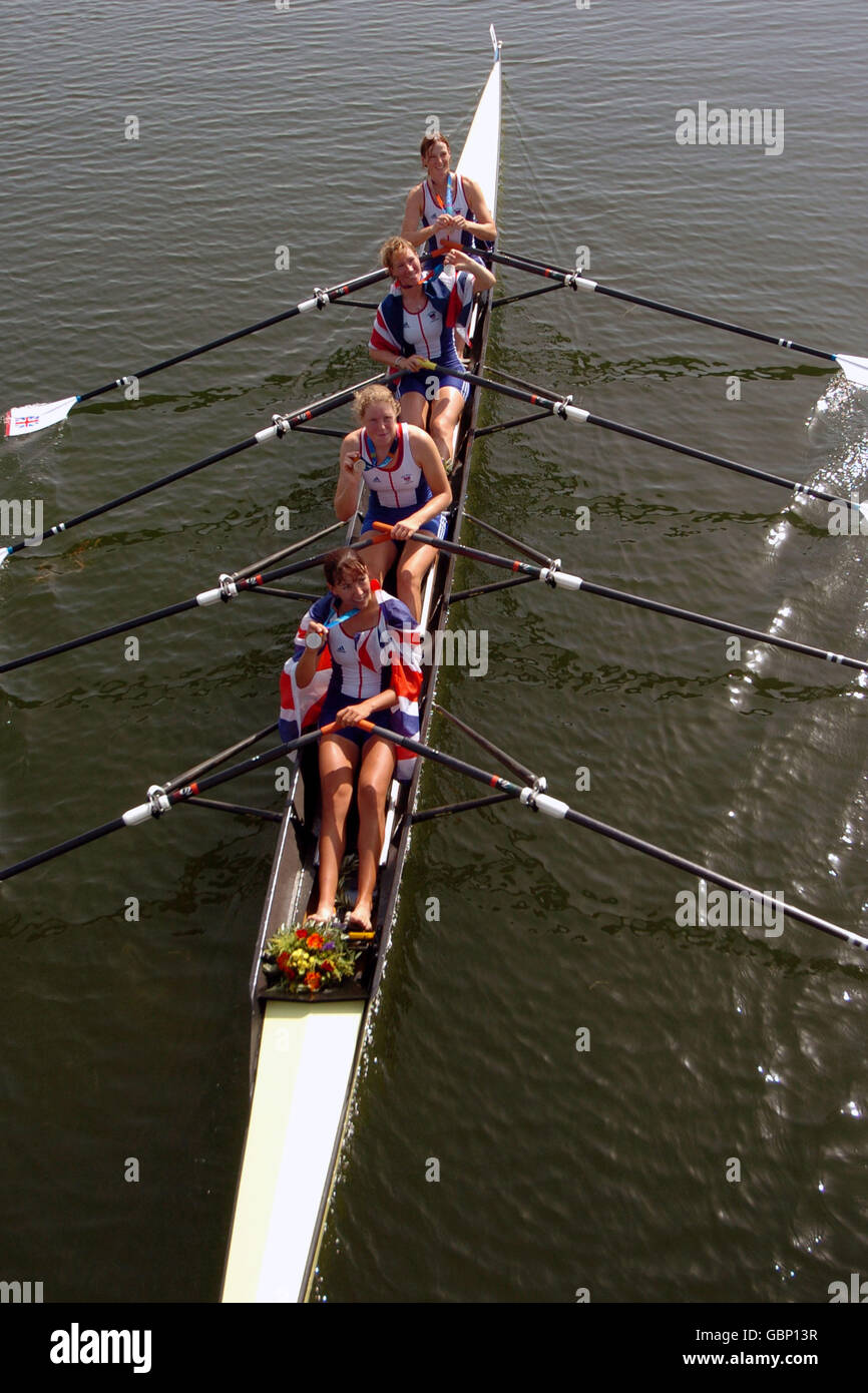 Aviron - Jeux Olympiques d'Athènes 2004 - Sculpls quadruples des femmes ...