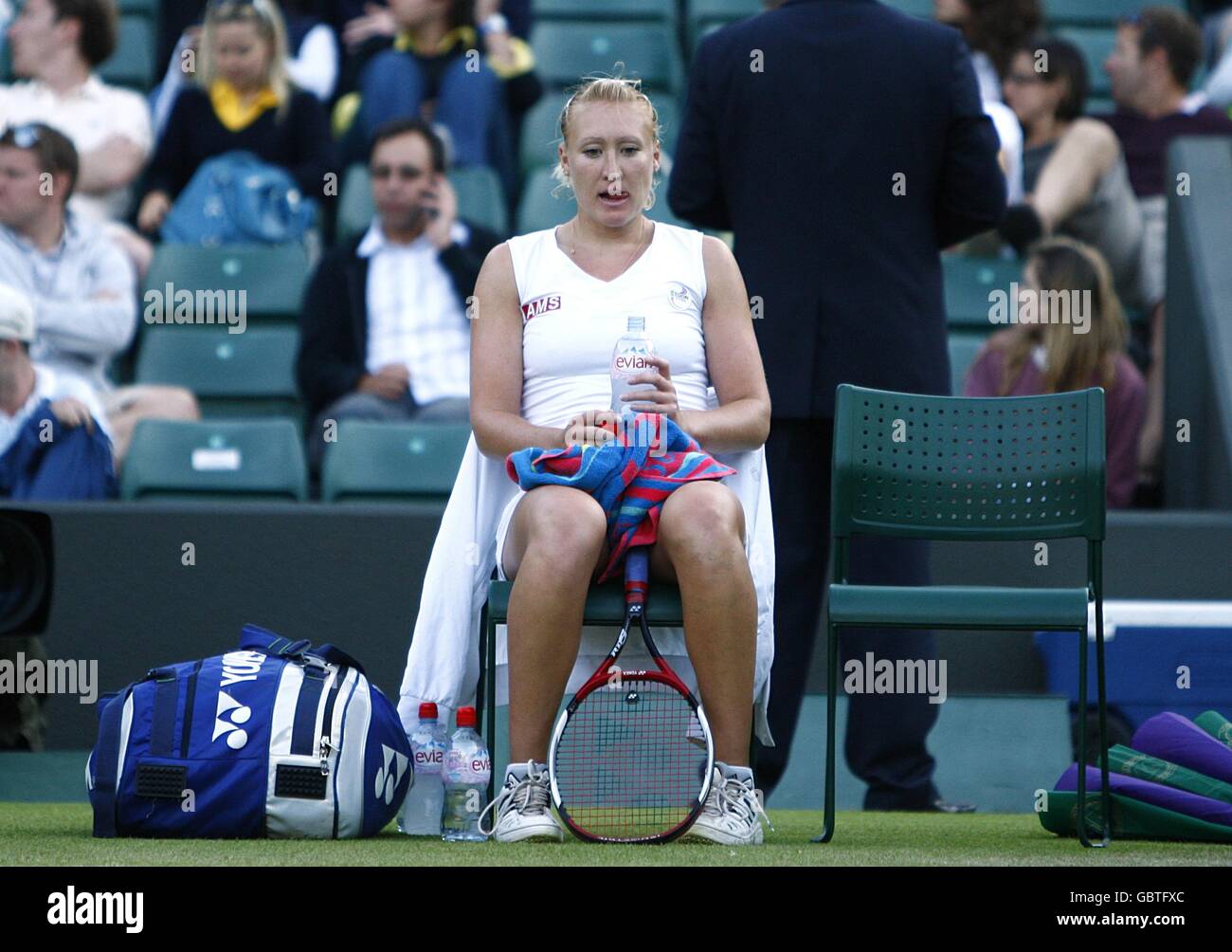 Elena Baltaha, en Grande-Bretagne, prend le temps de son match contre ...