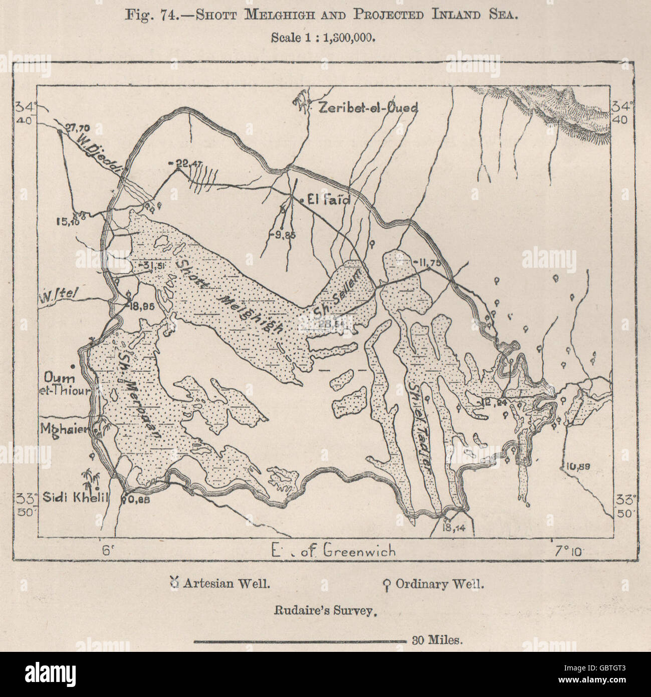 Chott melrhir Banque de photographies et d’images à haute résolution ...
