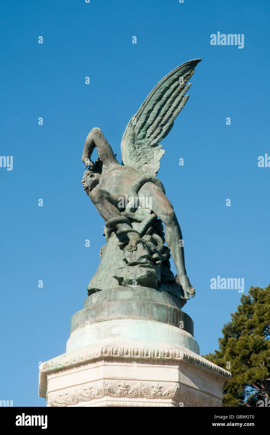 Monumento del angel caido Banque de photographies et d’images à haute ...
