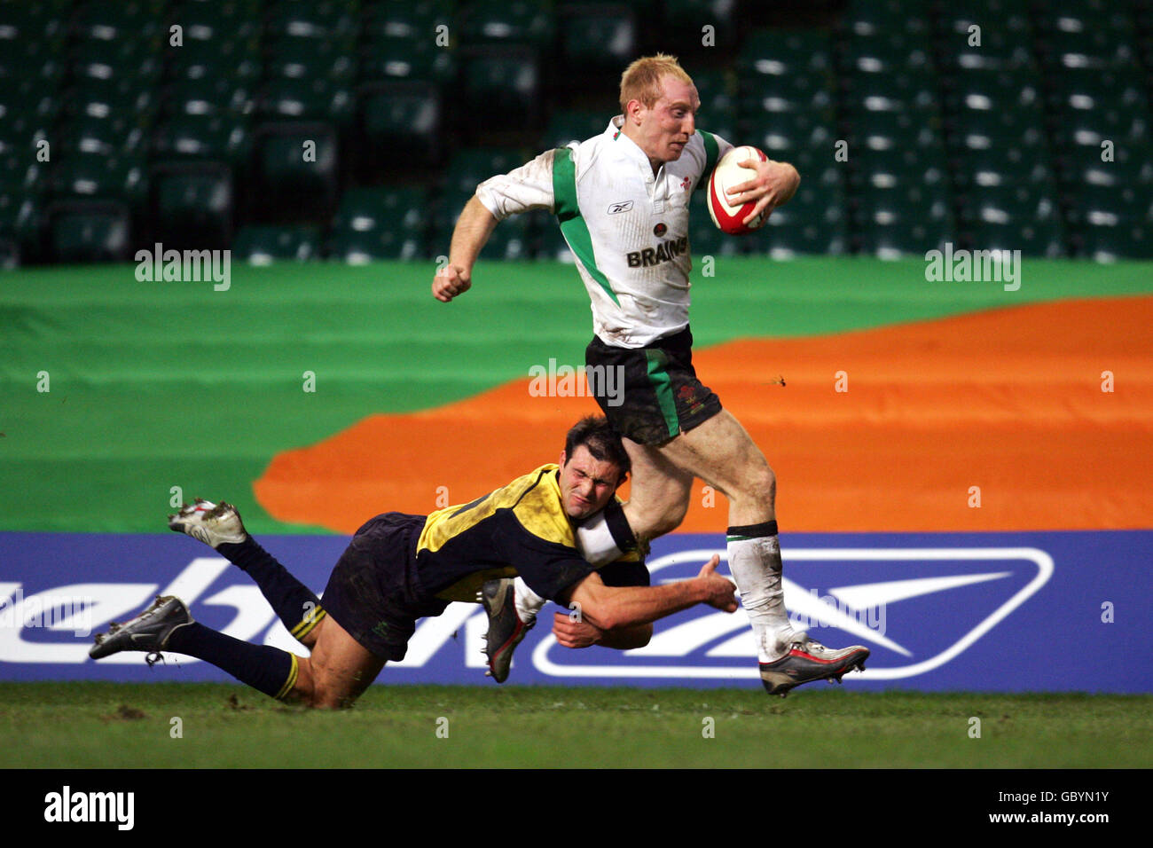 Sport rugby union notation action tom shanklin Banque de photographies ...