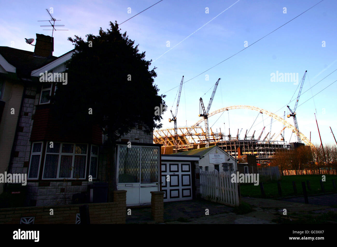 New wembley stadium under construction Banque de photographies et d ...