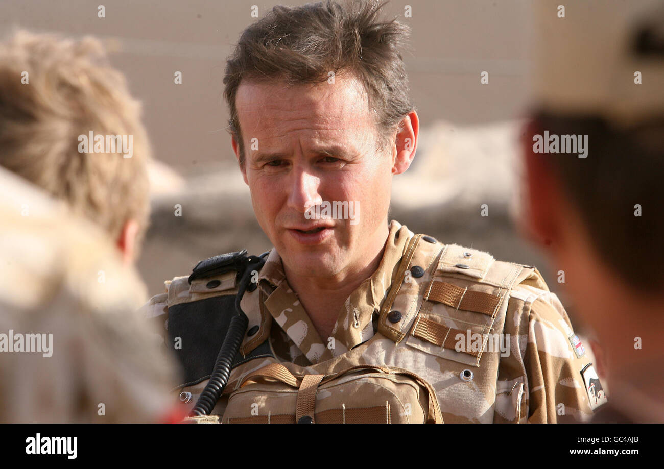 Le brigadier James Cowan, commandant de la Force opérationnelle Helmand ...