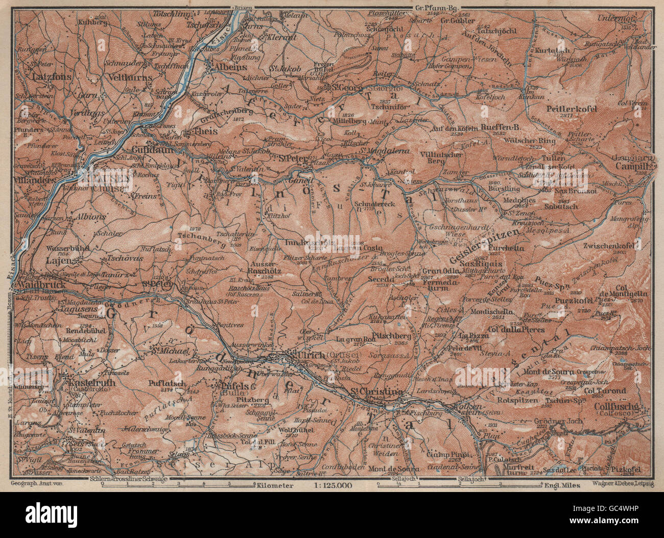 St ulrich map Banque de photographies et d’images à haute résolution ...