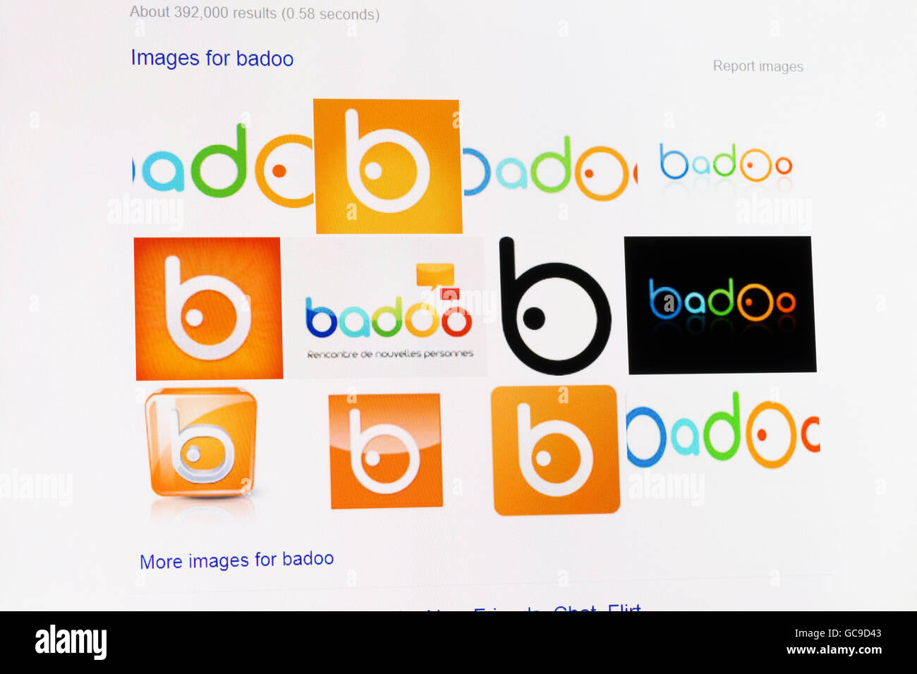 Badoo logo Banque de photographies et d’images à haute résolution - Alamy