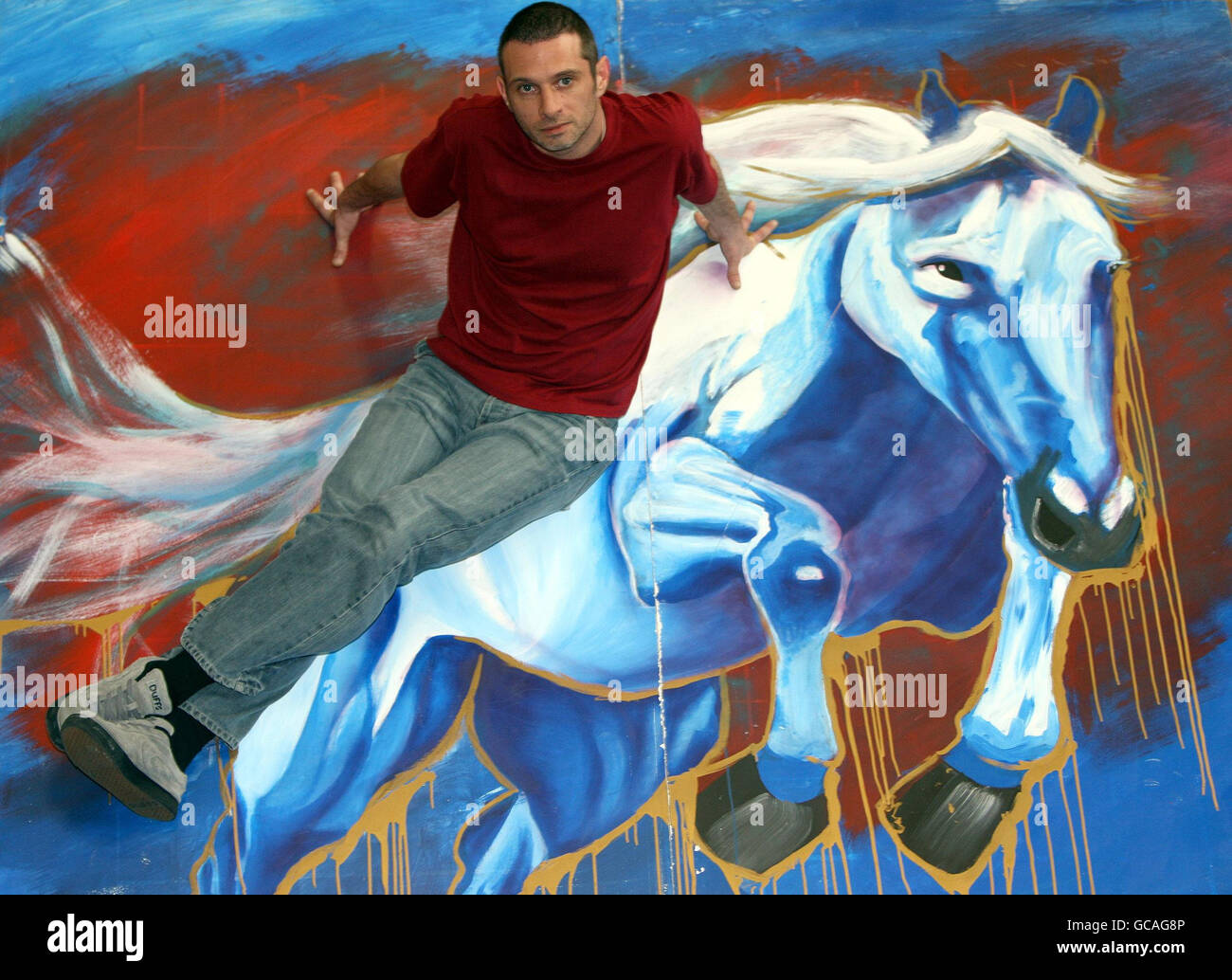 L'artiste urbain Mark Ervine, fils de David Ervine, ancien homme ...