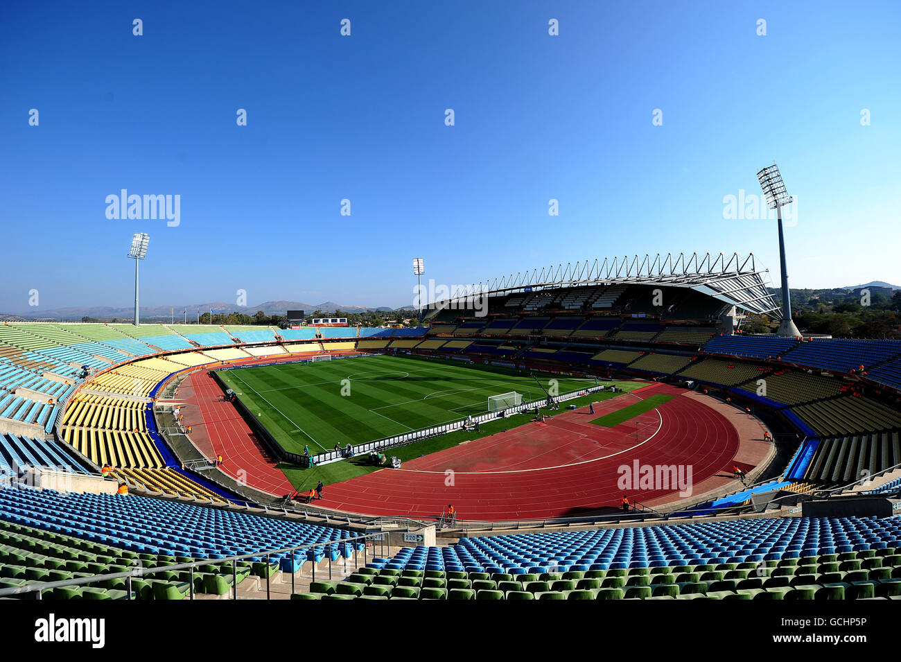 Vue sur le stade royal de bafokeng Banque de photographies et d’images ...