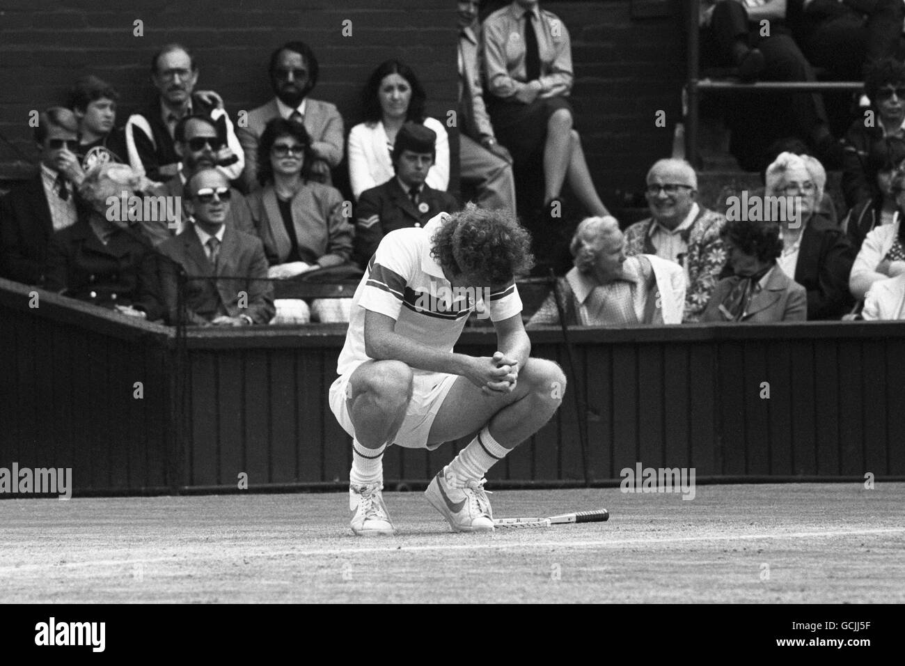 Tennis - 1981 de Wimbledon - masculin - Demi-finale - John McEnroe v ...