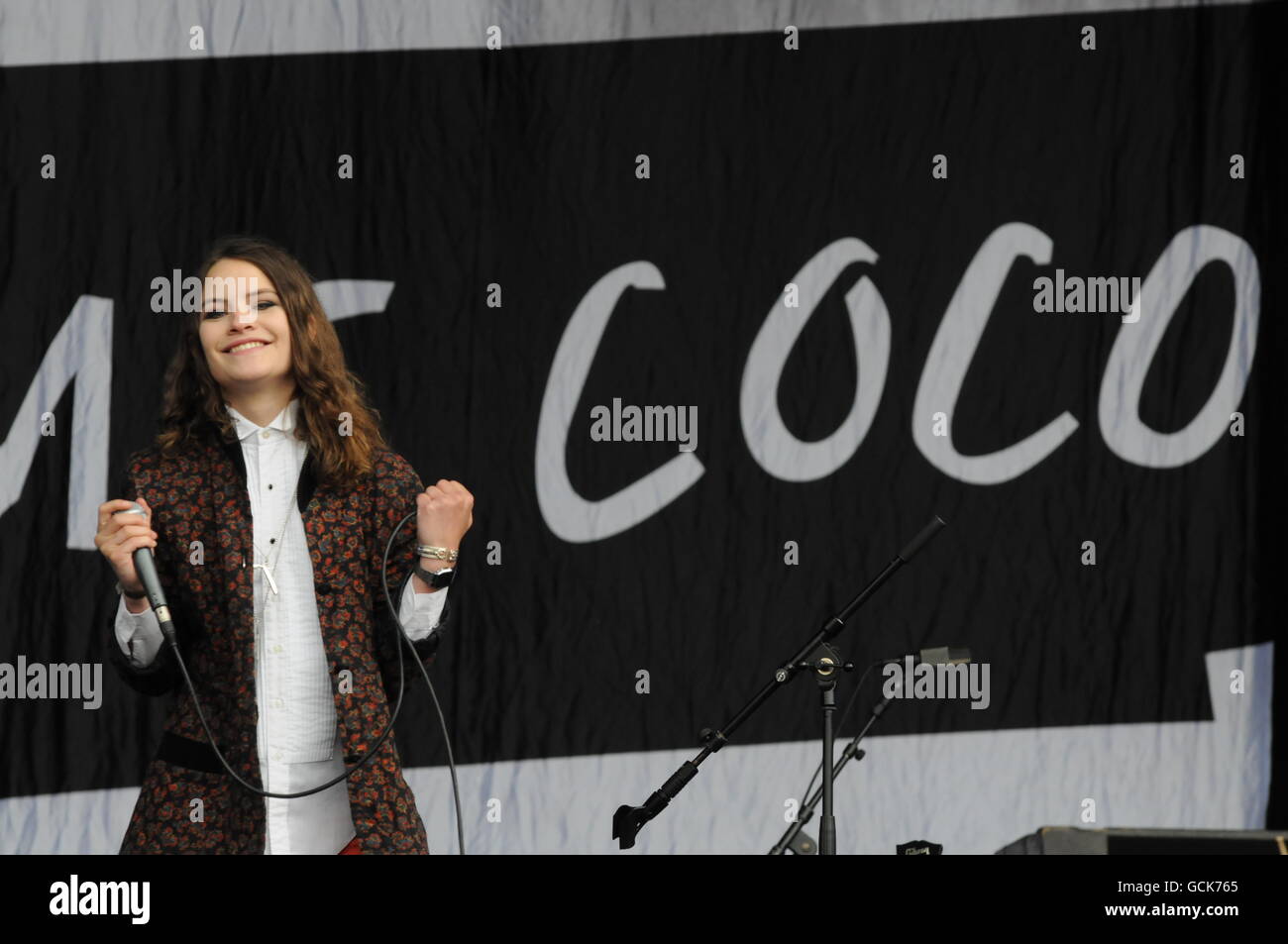 Coco Sumner (la fille de Sting) de I Rest Coco, se produit en direct ...