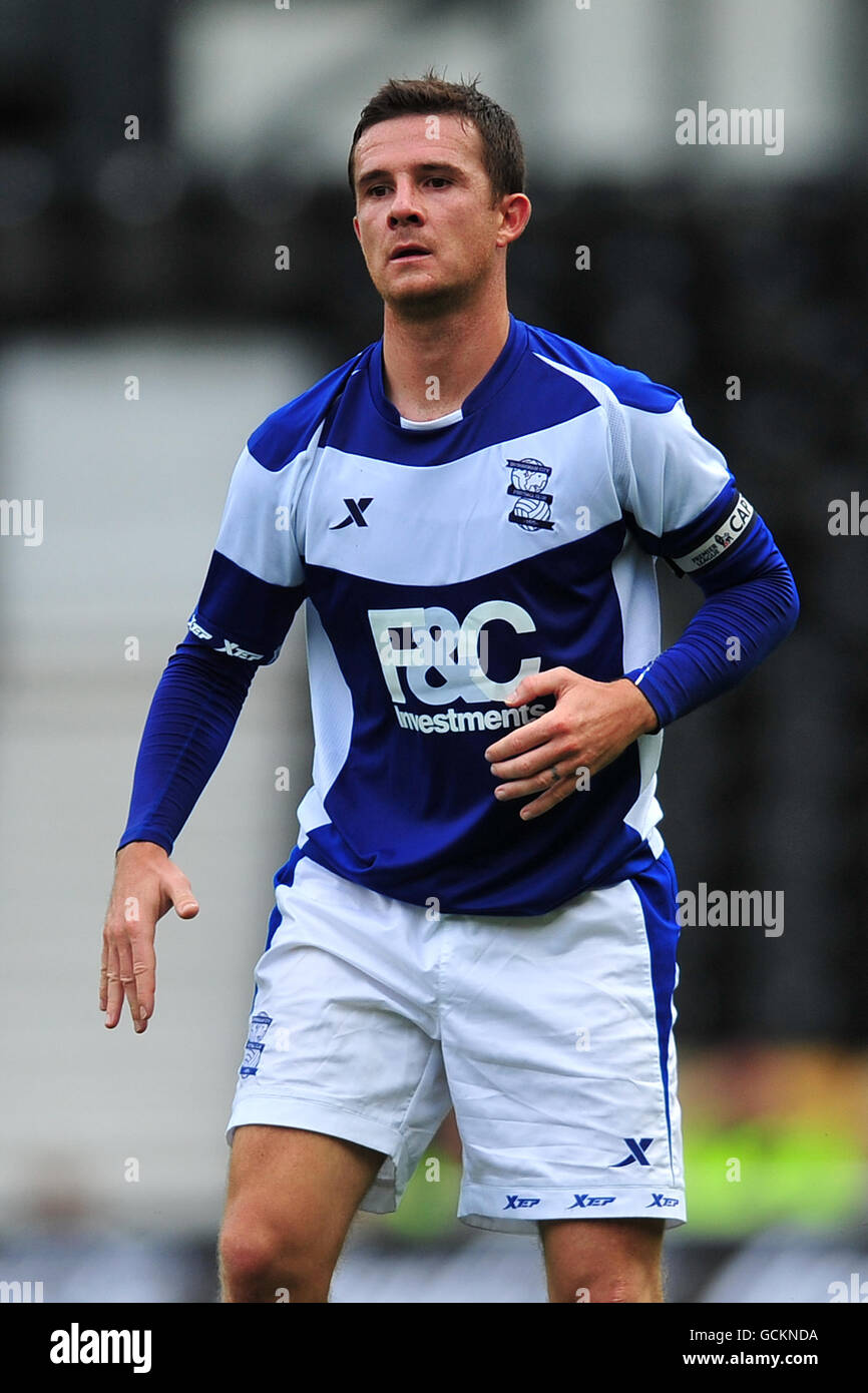 Football pre friendly derby county birmingham city pride park Banque de ...
