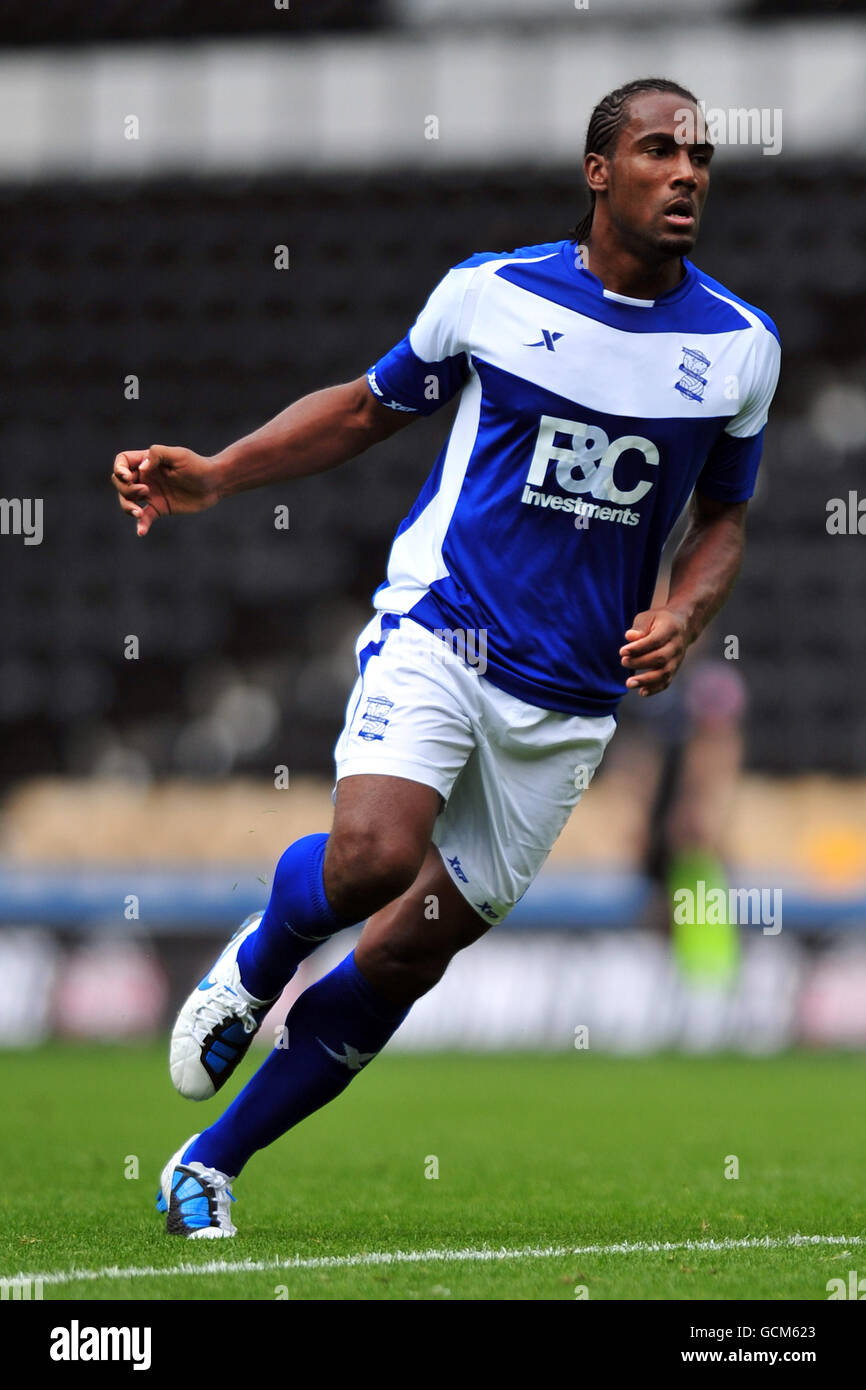 Football pre friendly derby county birmingham city pride park Banque de ...