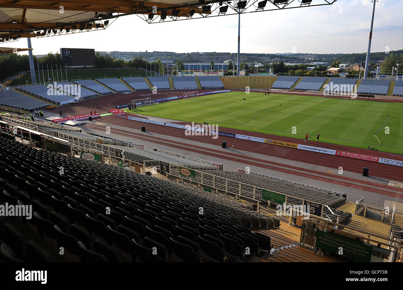 Vue sur le stade don valley Banque de photographies et d’images à haute ...