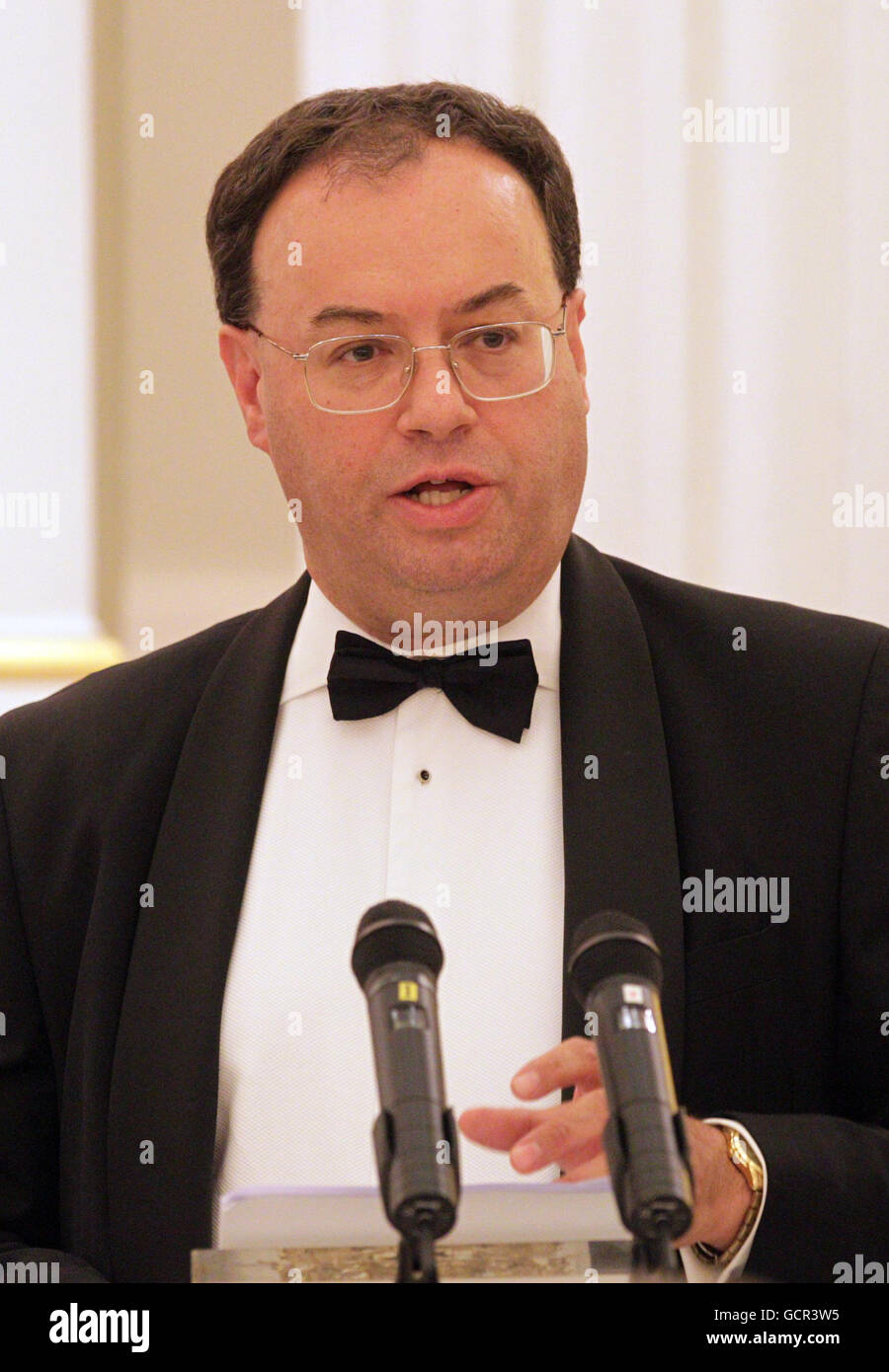 Andrew bailey au banquet annuel de la ville au manoir Banque de ...