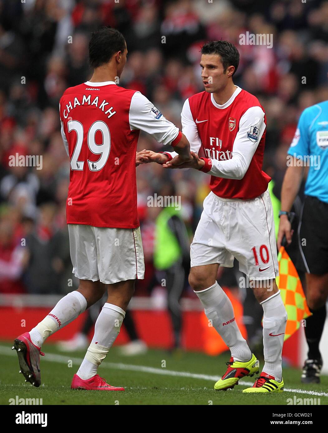 Marouane chamakh arsenal football team Banque de photographies et d ...