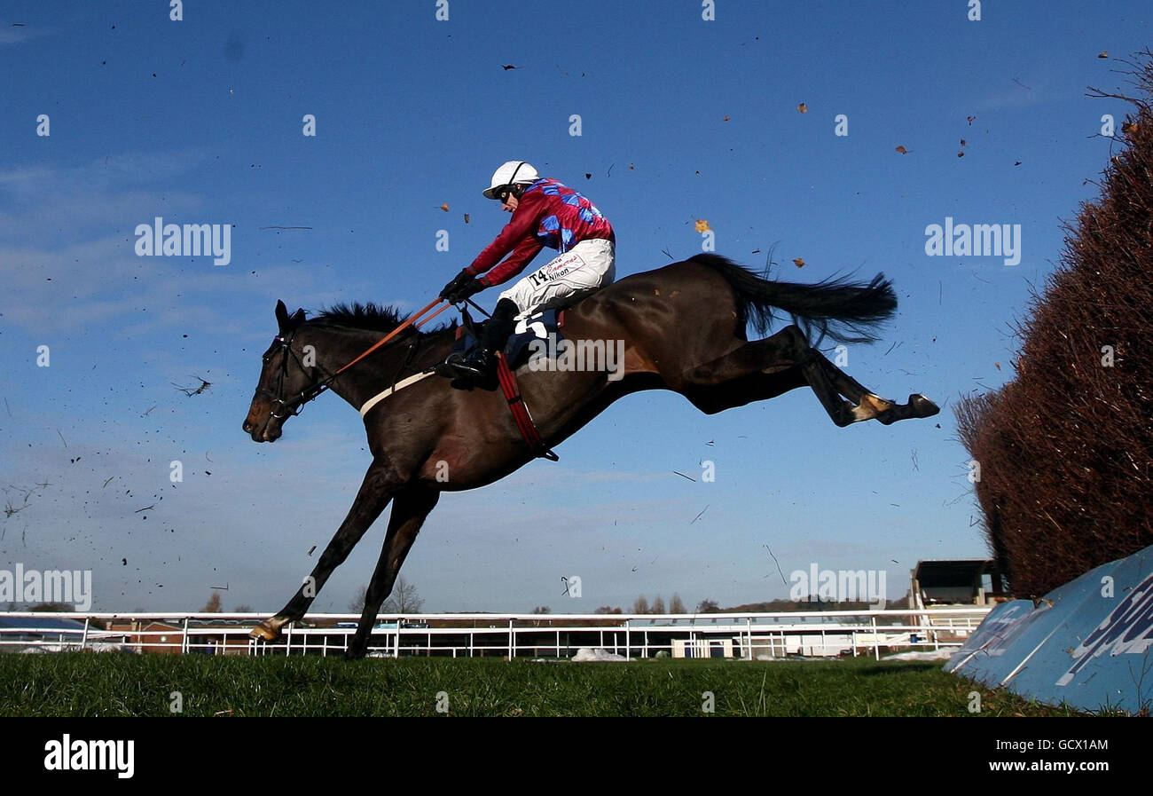 Little George monté par Wayne Hutchinson saute le dernier sur leur ...
