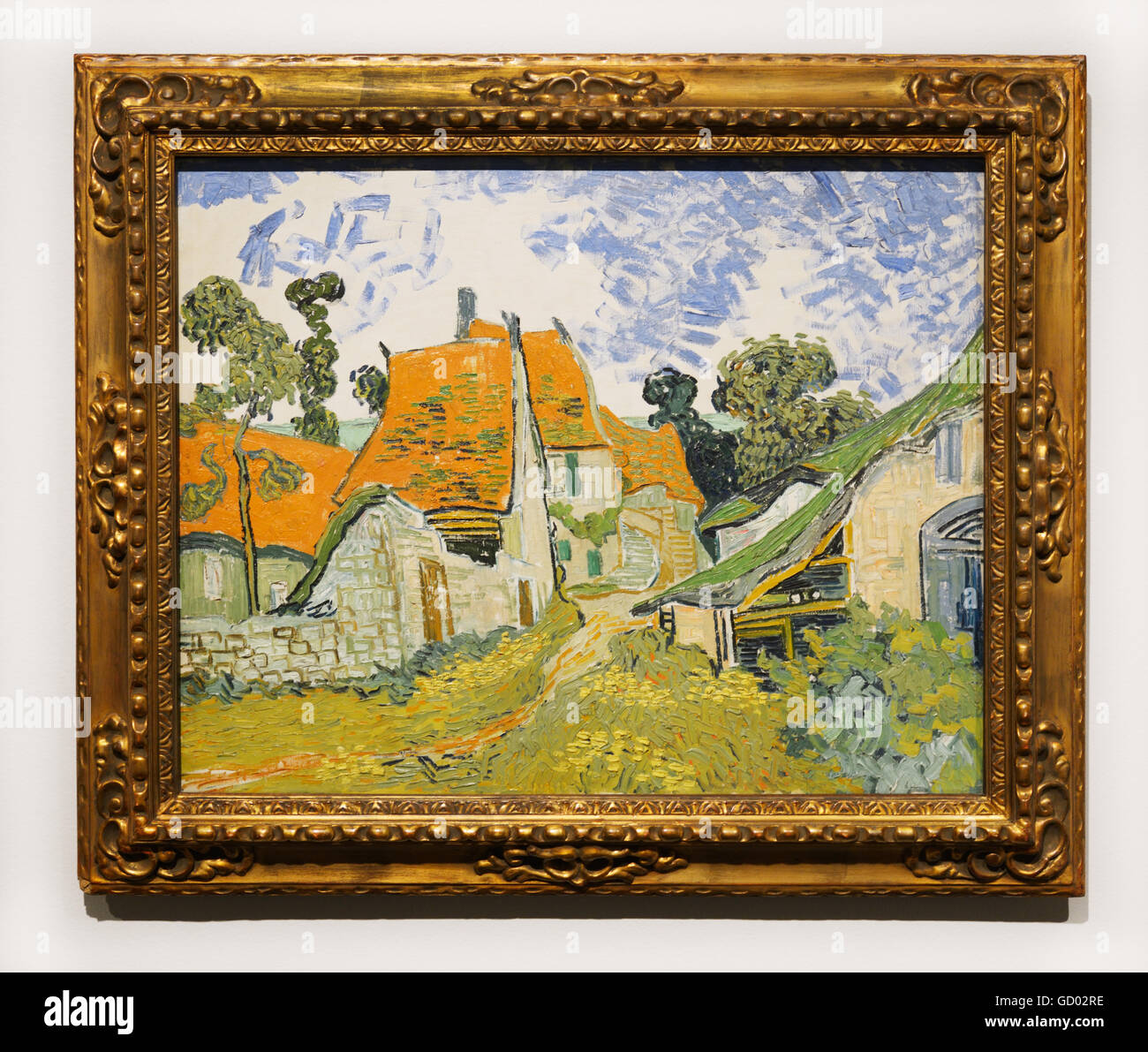 Street à Auvers-sur-Oise, 1890, Vincent Van Gogh Photo Stock - Alamy