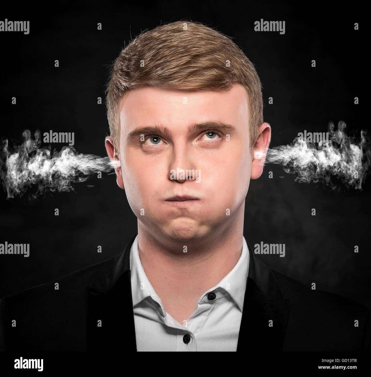 Smoke coming out of the ears Banque de photographies et d’images à ...