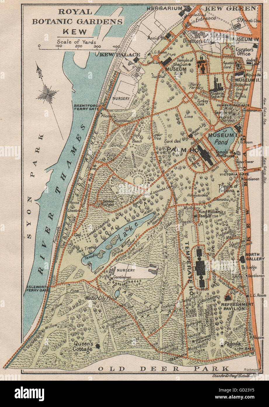 Kew gardens map Banque de photographies et d’images à haute résolution ...