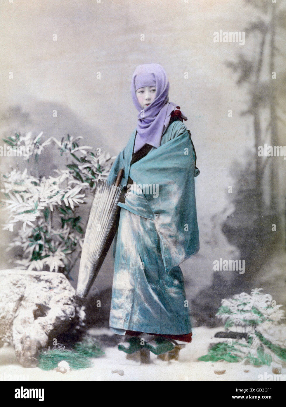 Sandales en bois japonais Banque de photographies et d’images à haute ...