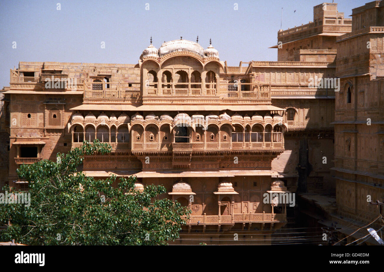 Jaisalmer rajasthan india raj mahal Banque de photographies et d’images ...