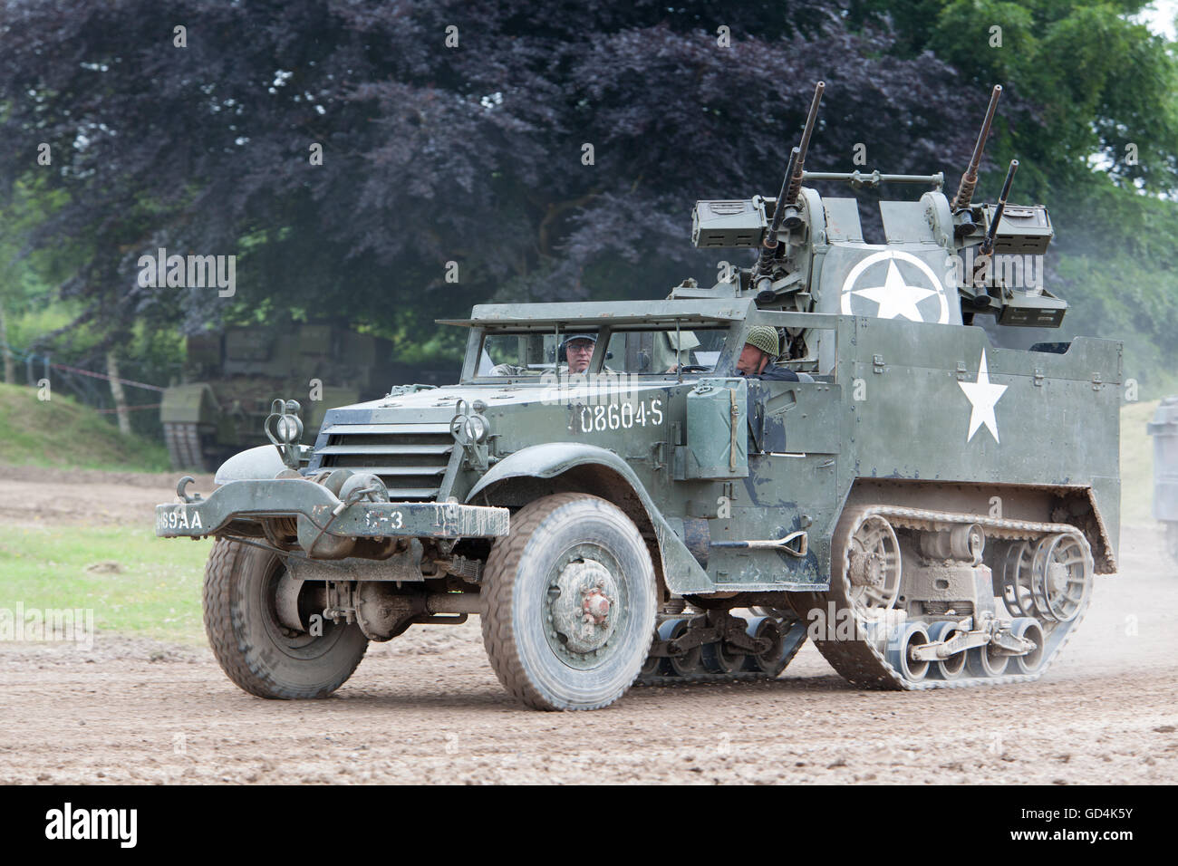 American M16 Multiple Gun Carriage moitié suivi à Tankfest 2016 Photo ...