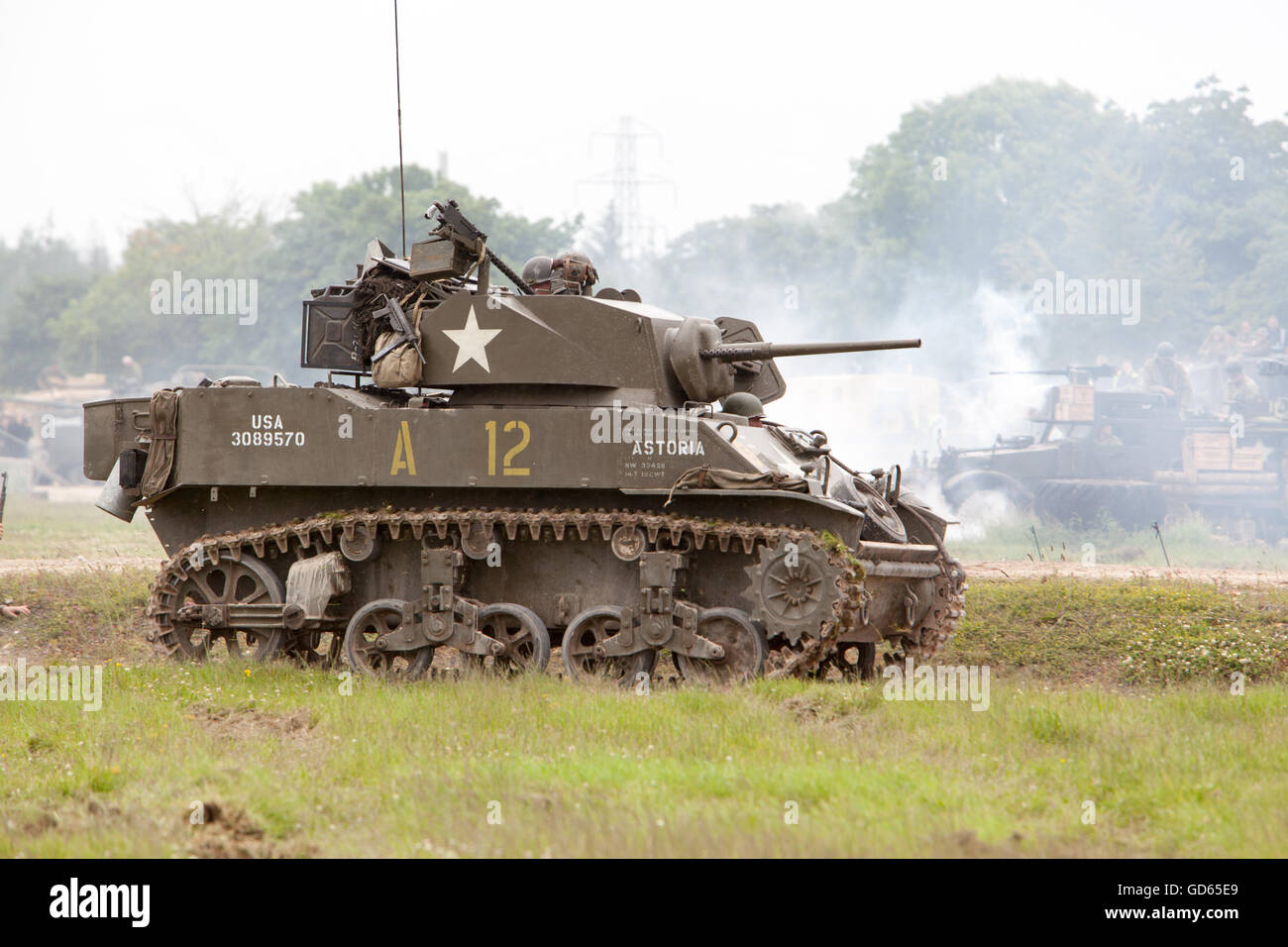 M5a1 stuart tank Banque de photographies et d’images à haute résolution - Alamy