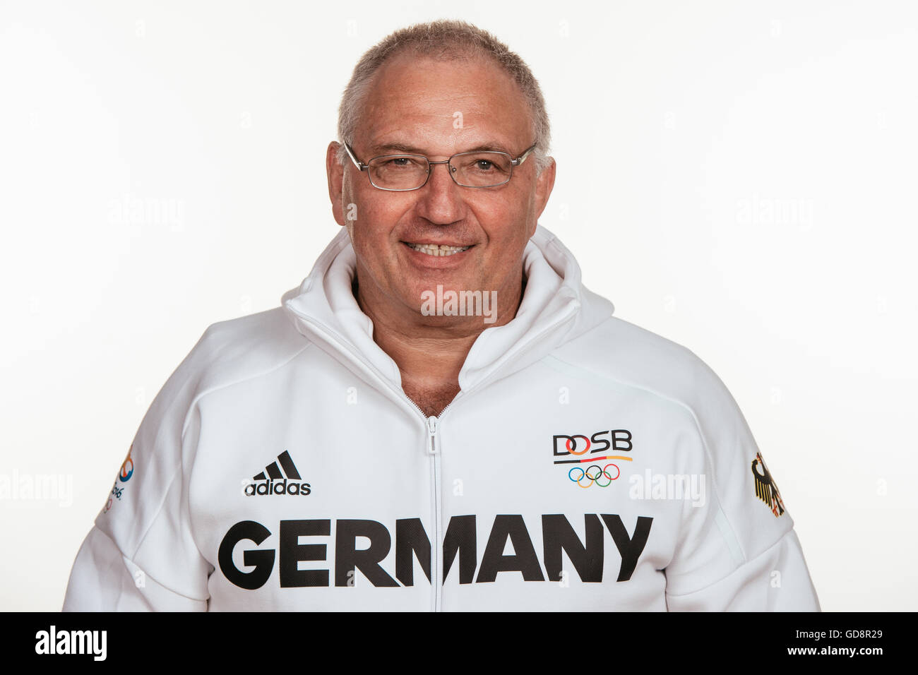 Peter Frese pose à un photocall lors des préparatifs pour les Jeux ...