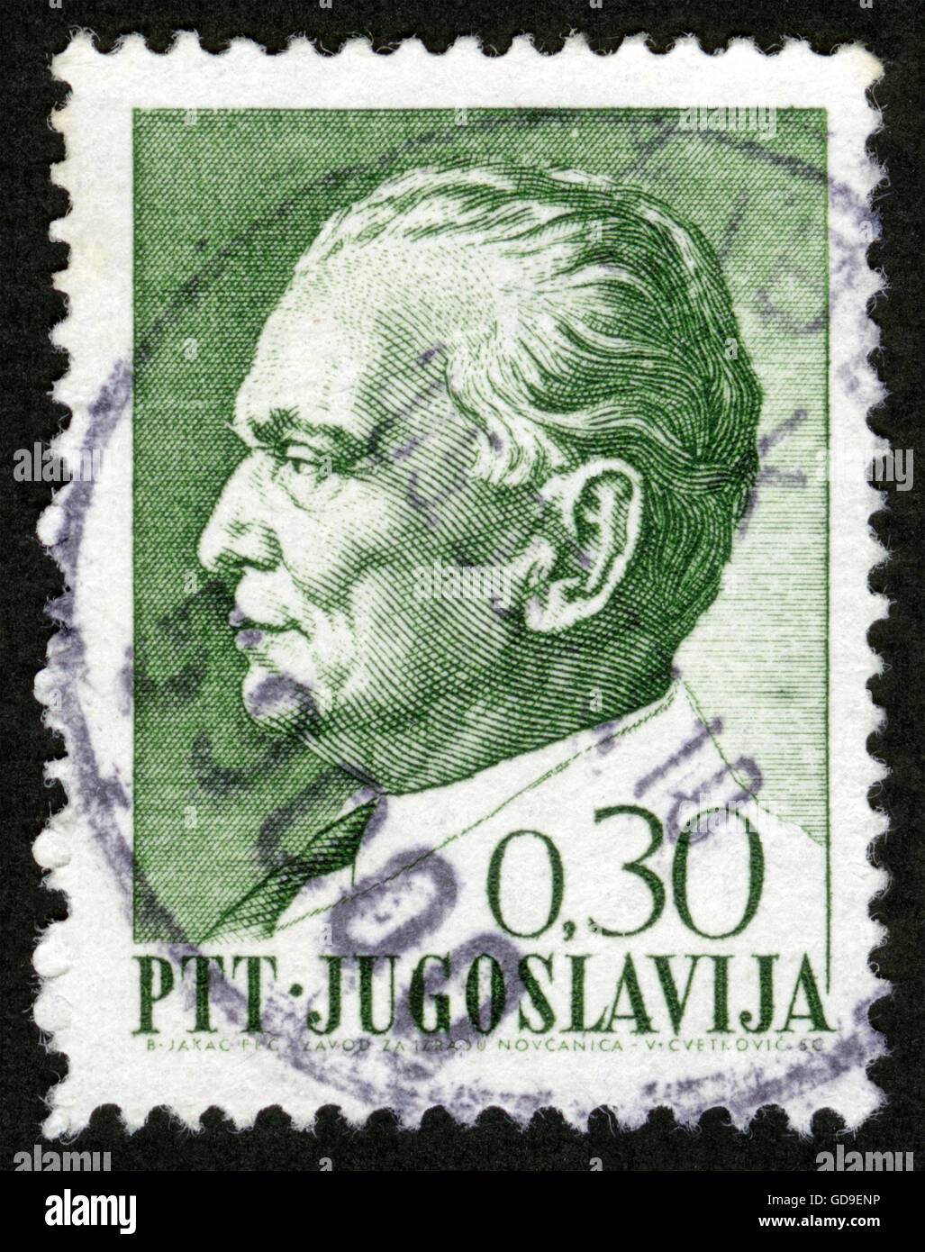 Portrait of josip broz tito Banque de photographies et d’images à haute ...