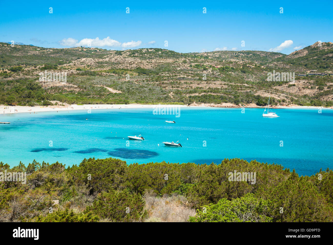 Plage de la Rondinara en Corse en France Photo Stock - Alamy