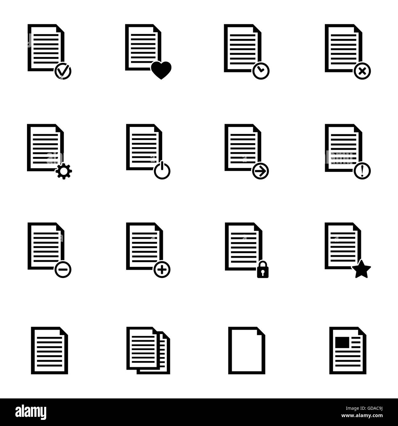 Contrôle des documents Banque d'images noir et blanc - Alamy