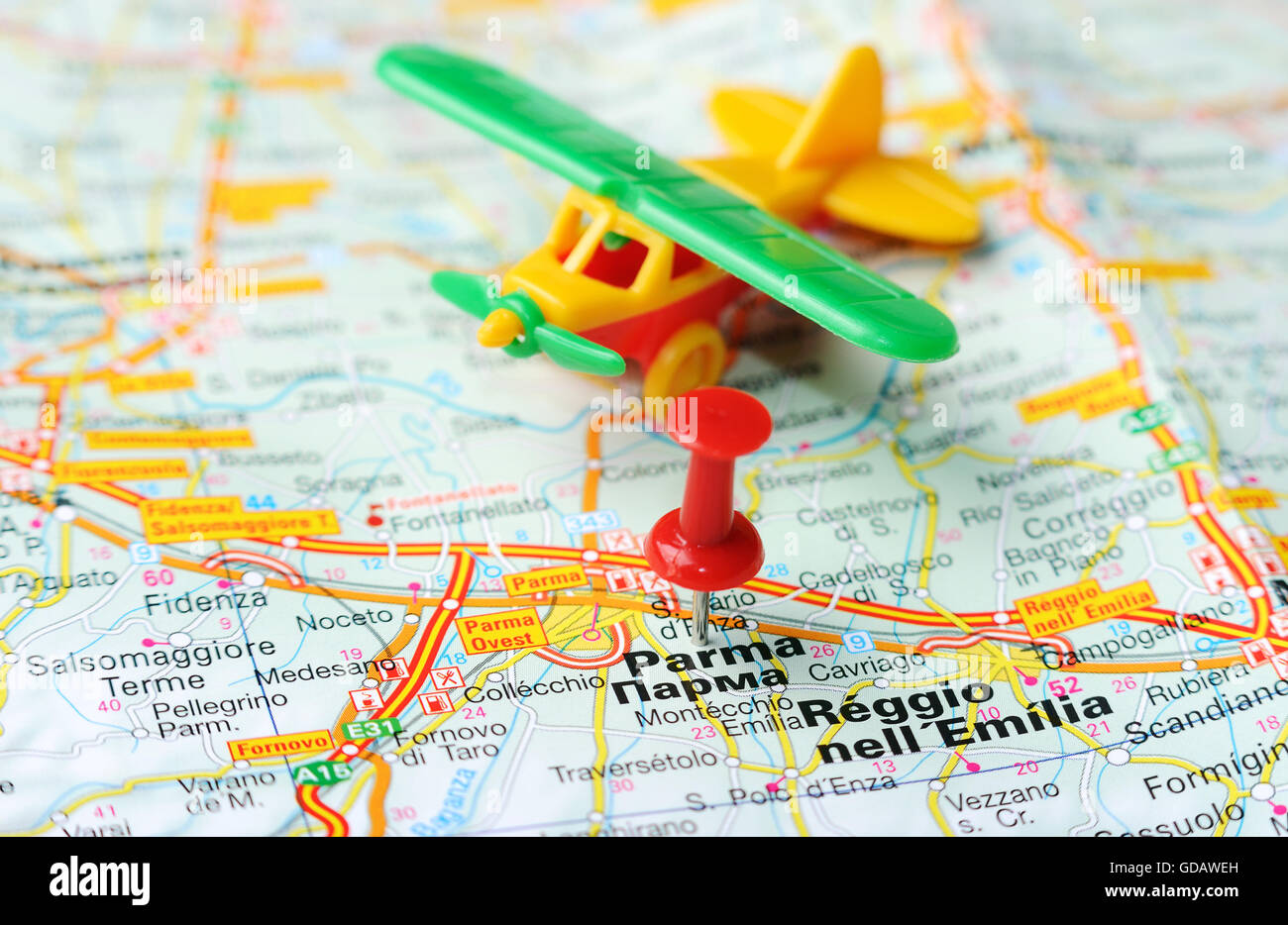 Parma map Banque de photographies et d’images à haute résolution - Alamy