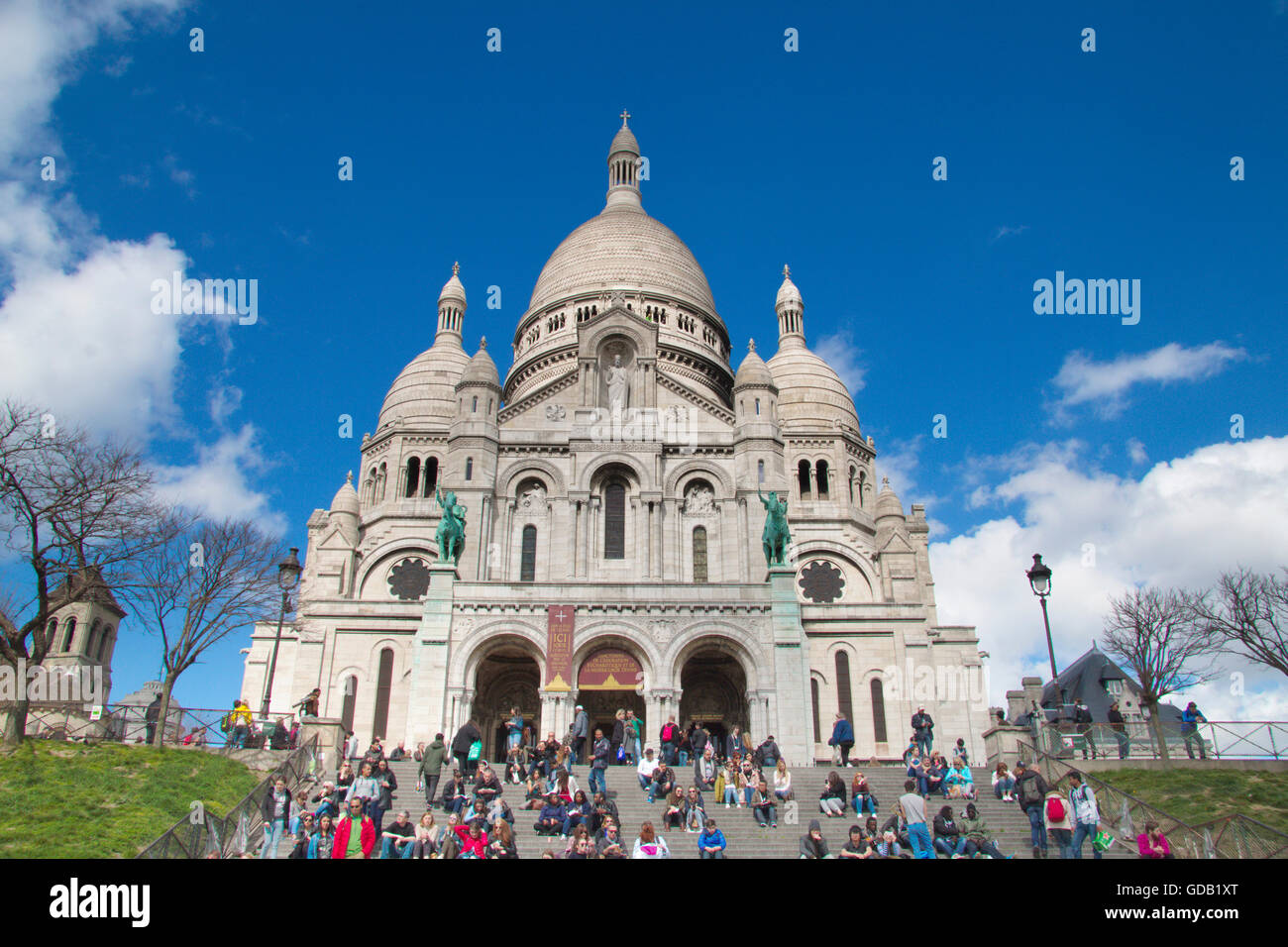 Paris sacre coeur stairs Banque de photographies et d’images à haute ...