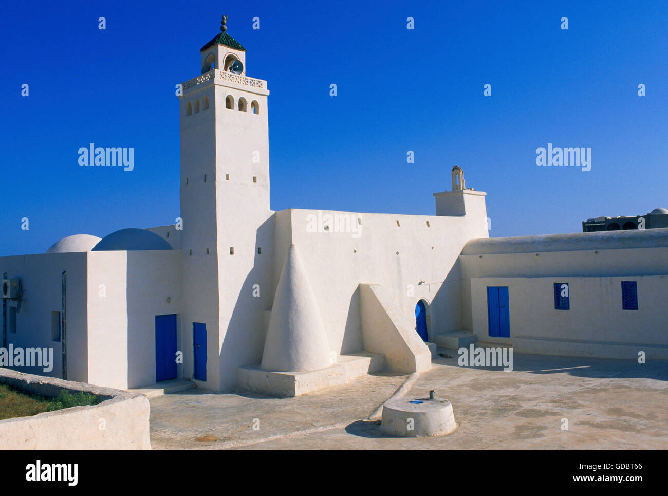 Mosquée de Djerba, l'île de Djerba, Tunisie Photo Stock - Alamy
