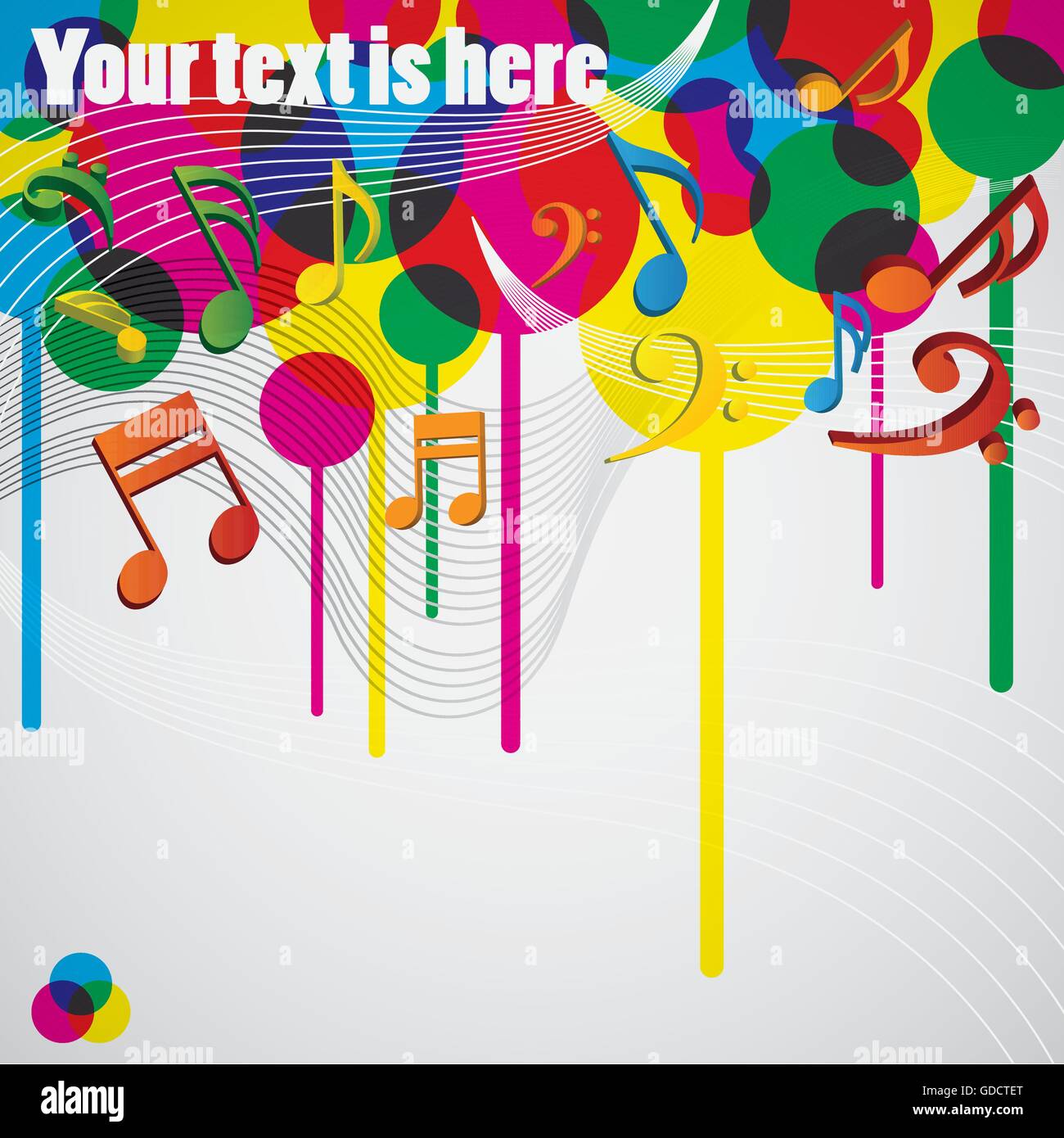 Abstract red background music notes Banque d'images vectorielles - Alamy