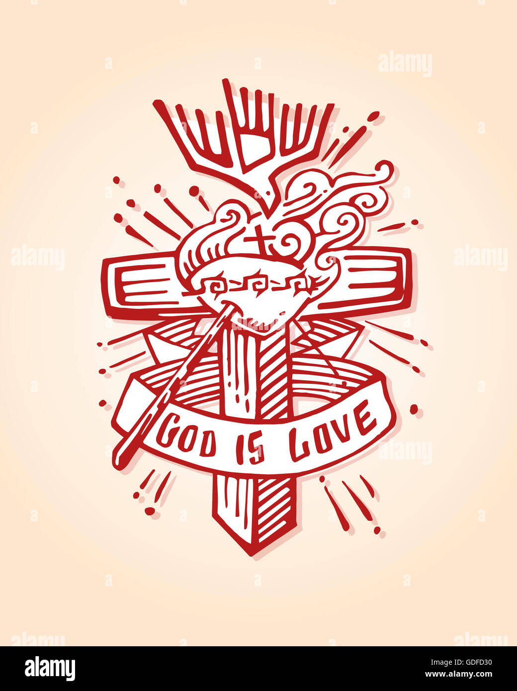 Symboles religieux croix Banque de photographies et d’images à haute ...