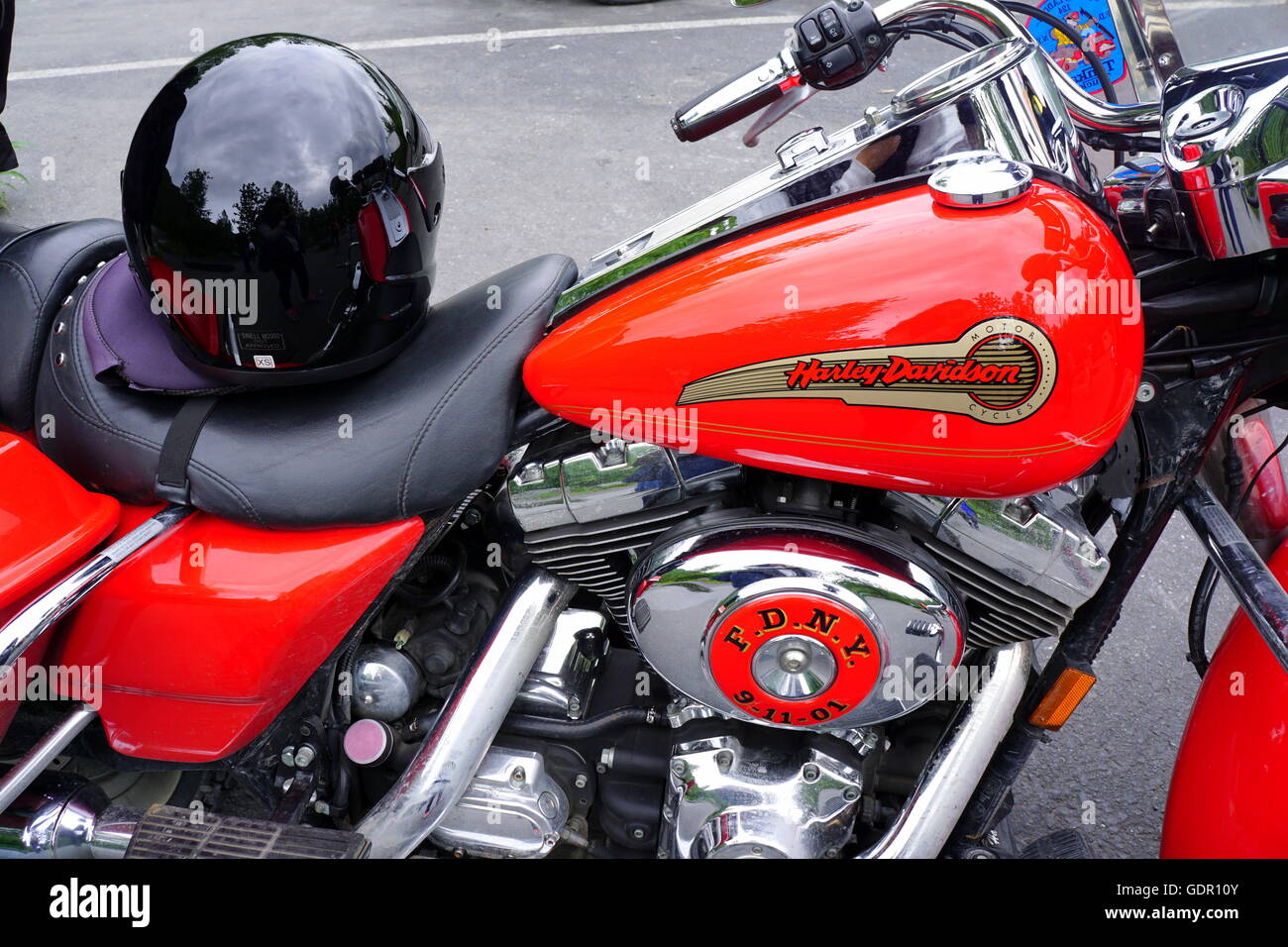 Black harley davidson seat Banque de photographies et d’images à haute ...