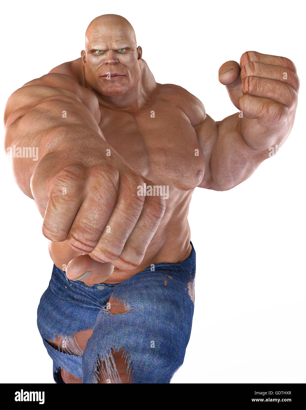 Homme géant musclé Banque de photographies et d’images à haute ...