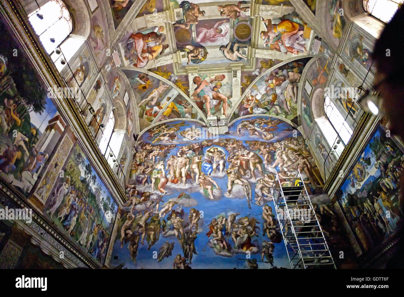 Peinture chapelle sixtine Banque de photographies et d’images à haute ...