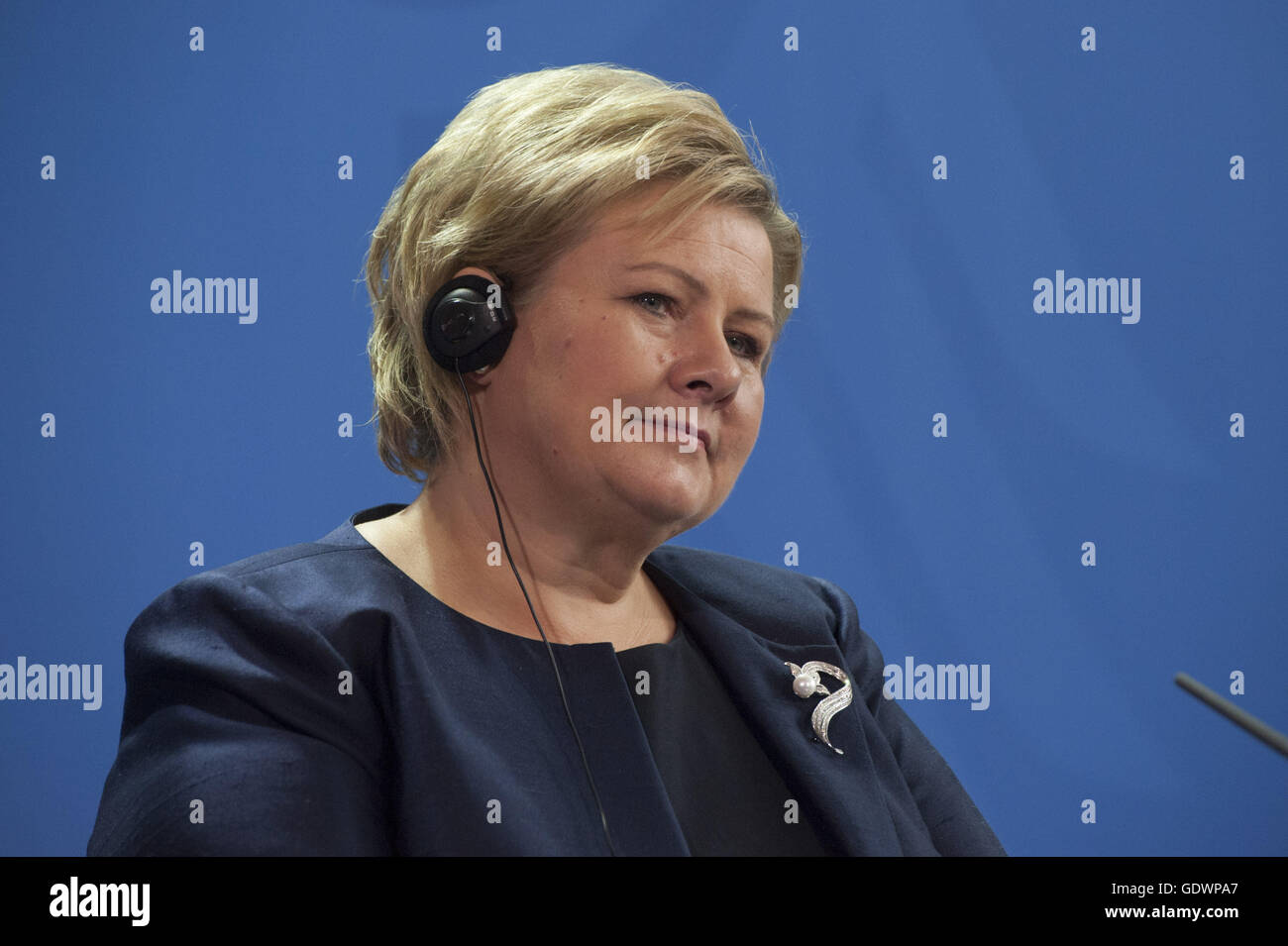 Erna solberg Banque de photographies et d’images à haute résolution - Alamy