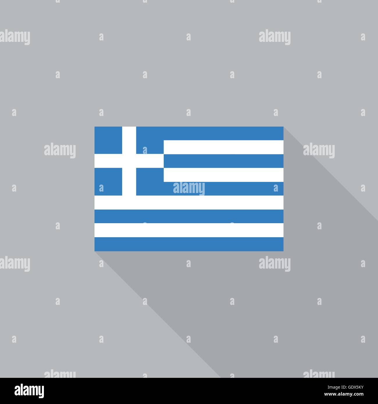 Drapeau greece Banque d'images vectorielles - Alamy