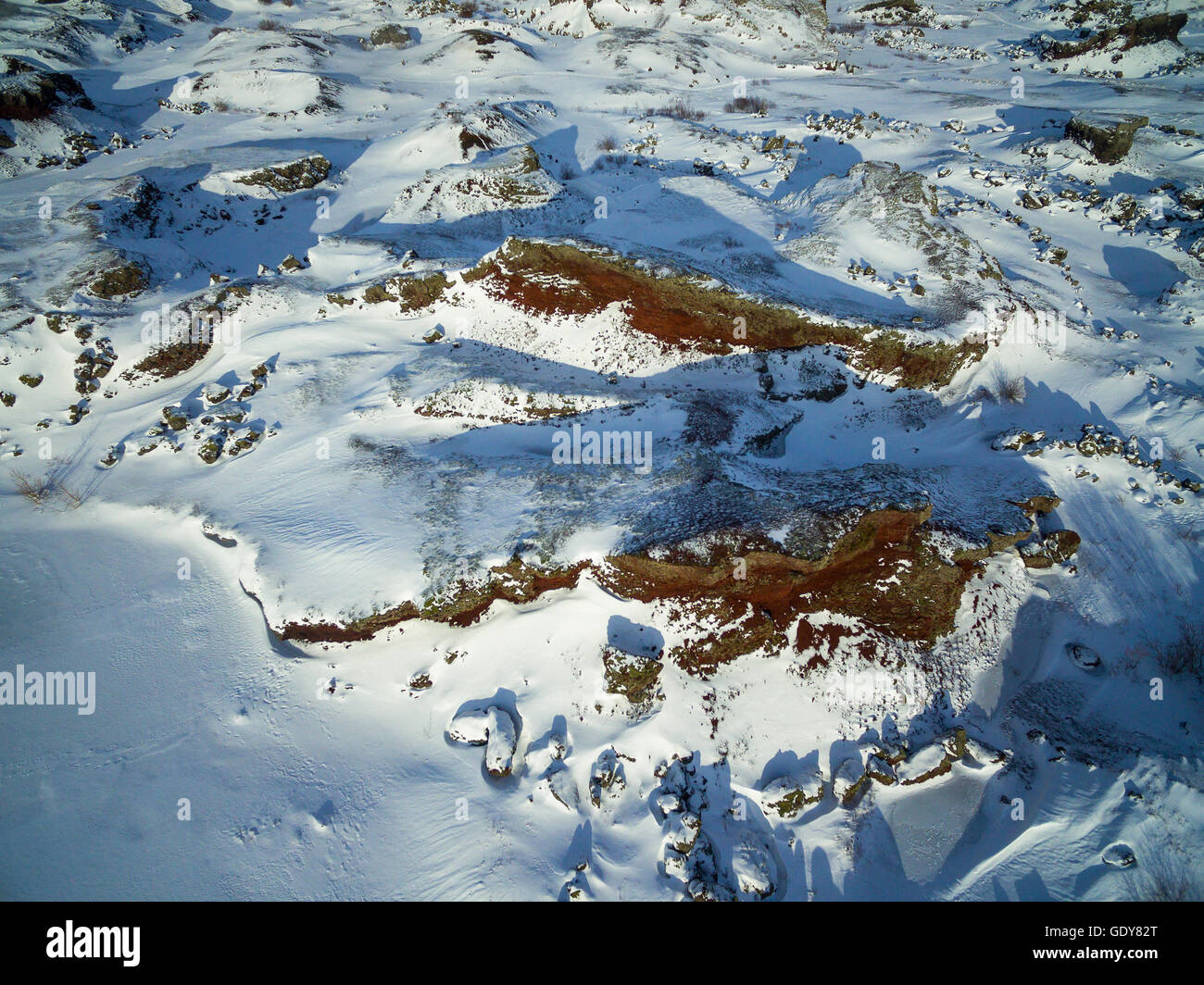 Roche volcanique rouge Banque de photographies et d’images à haute ...
