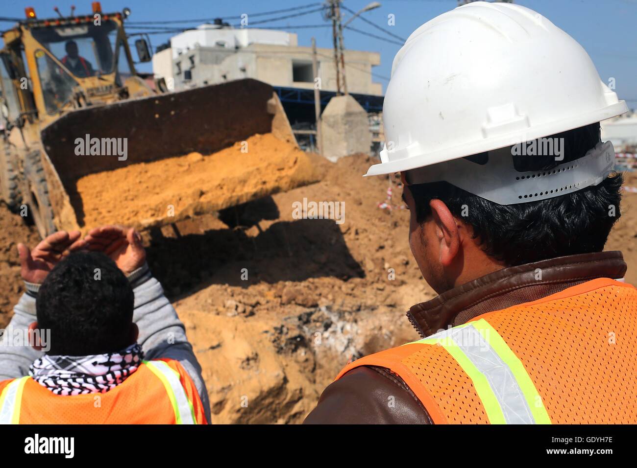 Une route sera construite dans la ville de Gaza. La bande de Gaza est ...