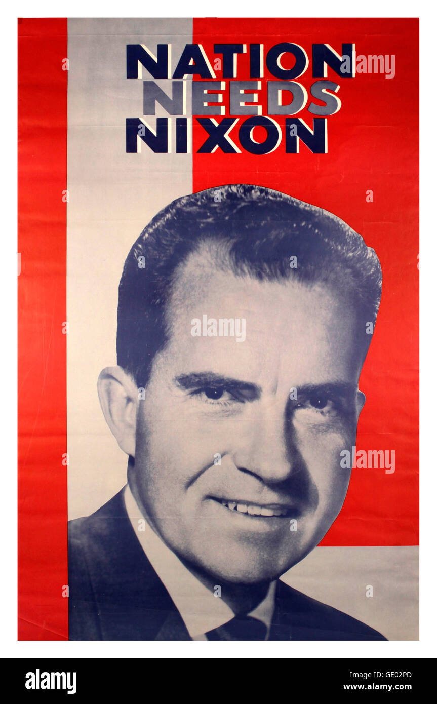 Portrait vintage de richard nixon Banque de photographies et d’images à ...