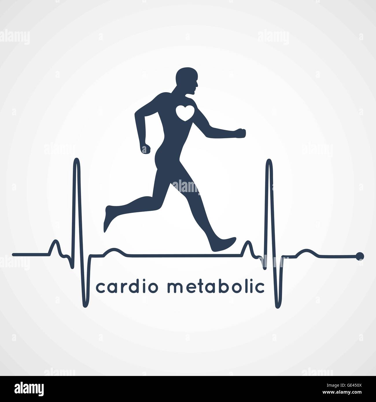 Cardio metabolic logo vector Banque de photographies et d’images à ...