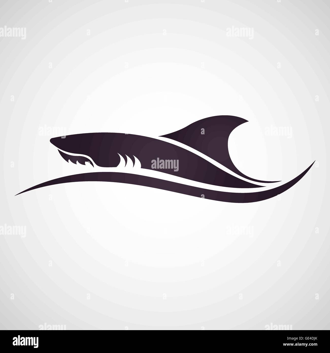 Logo de requin Banque d'images vectorielles - Alamy